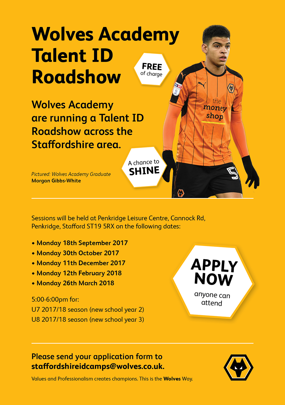Wolves Academy - Together Active Staffordshire & Stoke-on-Trent